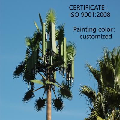 China Bionic Tree Tower structural components tested for elongation impact strength and yield strength to guarantee performance for sale