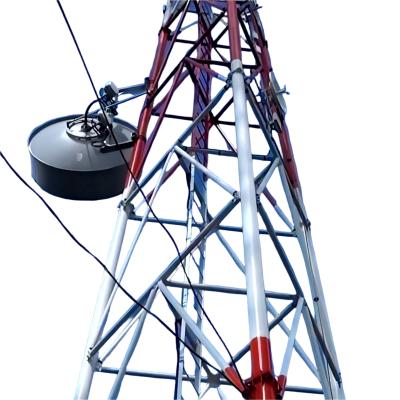 China Guyed Wire Tower designed to maximize height with minimal structural material usage based on ANSI/TIA-222-G-H-F design codes for sale
