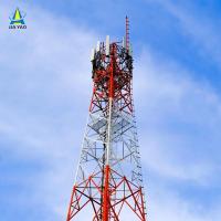China Four Legged Angular Steel Lattice Tower For Telecommunication for sale
