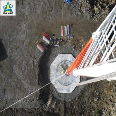 China 20m-60m Extreme Environment Resistant Guyed Wire Tower for Polar Scientific Research Station Communication for sale