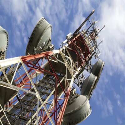 China A36 ASTM 4-Legged Galvanized Telecom Steel Lattice Tower for Reliable Internet Solutions Designing for sale