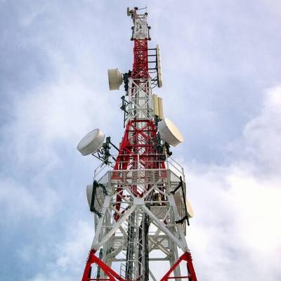 China Wireless A36 ASTM 4-Legged Hot-dip Galvanization Telecom Tower for Reliable Internet Solutions for sale