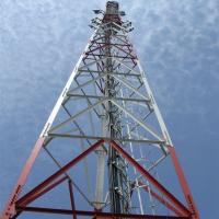 China Wireless Hot-dip galvanization 3-Legged Angular Tower for 5G and Wifi Internet Connectivity for sale
