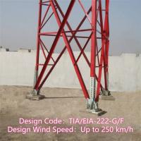 China Wireless Hot-dip galvanization 3-Legged Angular Tower for 5G and Wifi Internet Connectivity for sale
