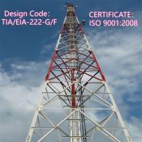 China Wireless Galvanized Self Supporting 3 Leg Angular Steel GSM Communication Tower Supplier for sale