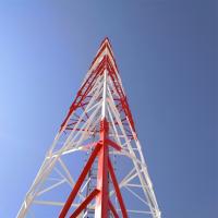 China Wireless Galvanized Self Supporting 3 Leg Angular Steel GSM Communication Tower Supplier for sale