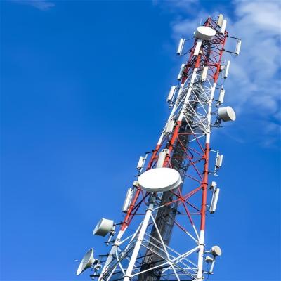 China 15 23 31M Low Maintenance 3 Legged Tubular Steel Galvanized Outdoor 5G 4G Wifi Rural Telecom Tower for sale