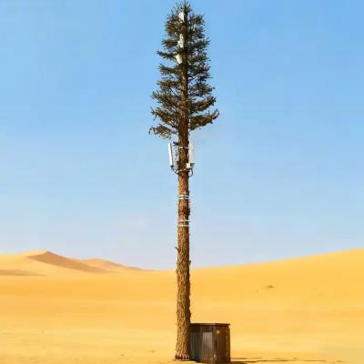 China Bionic Tree Tower with integrated antenna mounts cable management and hidden platforms customizable in height and tree species for landscape harmony for sale
