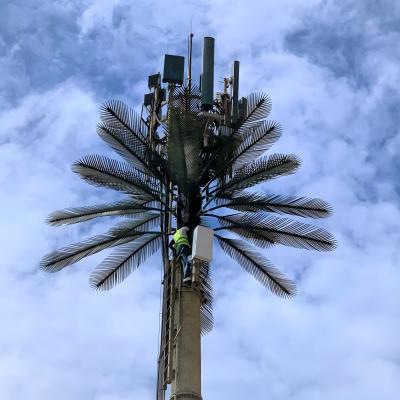 China Bionic Tree Tower artificial structure steel design wind speed up to 250 kmh with mild and high tensile steel options for sale