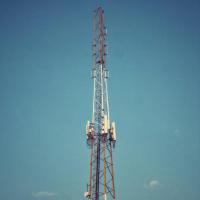 Long Life 3 Legged Tubular Steel Tower Galvanized Telecom Mast Designed ...