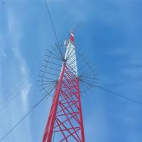 China Wireless IP67 Waterproof Guyed WireTower Anti-Rust For Rural Off-Grid Communication for sale