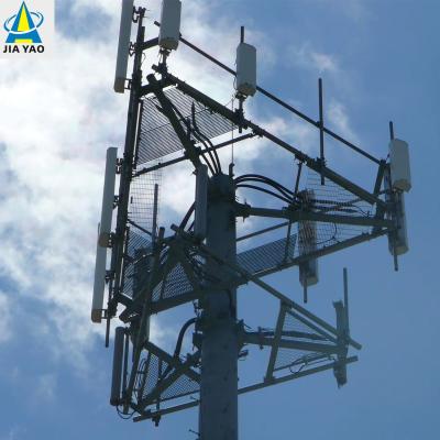 China 20M 30M Monopole OEM ODM Customizable Telecommunication Tower Full Height Material Design Service for sale