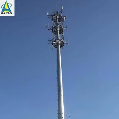 China 12 32M Monopole High Gain 5G Millimeter Wave Antenna Tower For Long Range Rural Coverage for sale