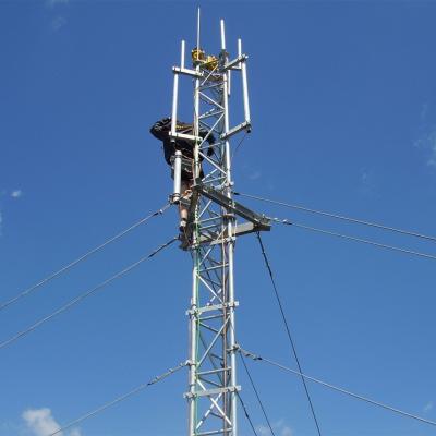 20M 30M Corrosion Proof Guyed Wire Tower Long Service Life For Remote ...