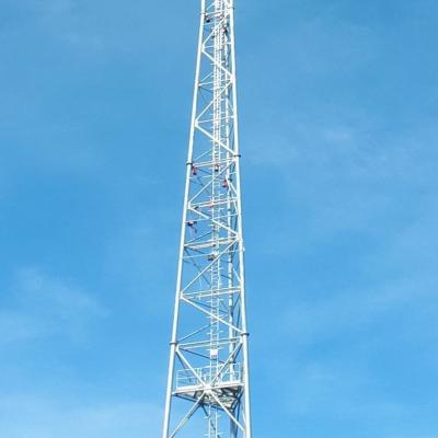 China 3 Leg Tubular Fire Resistant Steel Telecom Tower High Temperature Tolerant For Industrial Zone for sale