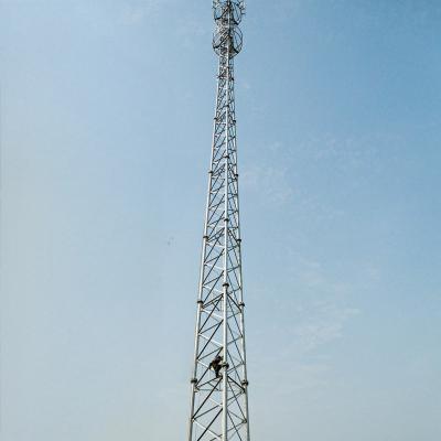 China 20-110m Wind Resistant Steel 3 Legged Tube Telecom Tower Quick Assembly  for Remote Area Network Build for sale