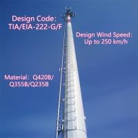 China 32M Modular Design Monopole Tower For Urban Dense Area 5G Coverage for sale