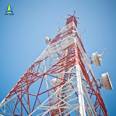 China 40M 42M 55M Cold Rolled Steel 4 Legged Telecom Tower For Data Center Backup Network for sale