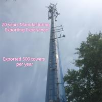 China 13 22 30 Meter Integrated Platform Monopole Communication Tower For Hospital Complex for sale