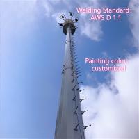 China 13 22 30 Meter Integrated Platform Monopole Communication Tower For Hospital Complex for sale