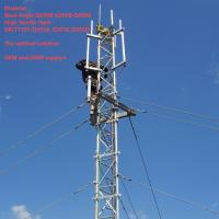 China 32M Wind Resistant Guyed Communication Tower For Island Telecom Coverage for sale