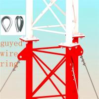 China 32M Wind Resistant Guyed Communication Tower For Island Telecom Coverage for sale