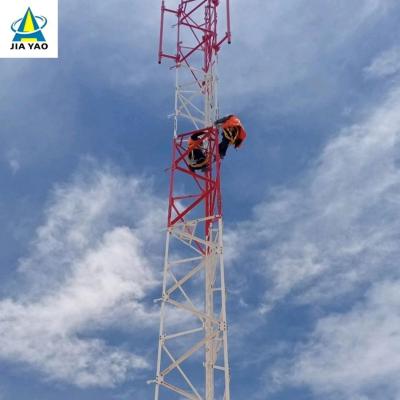 China 56M Light Weight 3 Legged Angle Steel Tower Low Freight For Remote Township Project for sale