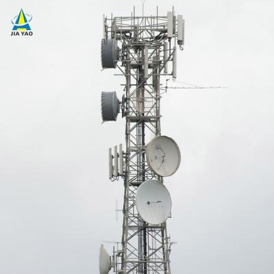 China 32 44 54 Meter Heavy Load 4 Legged Telecom Tower For Commercial Zone Signal Infrastructure for sale