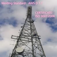 China 34 46 56 Meter Long Durability 4 Legged Communication Tower For Public Facility Network for sale