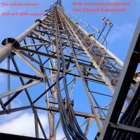 China 66M Uniform Load 3 Tube Tower Compact Structure For Residential Compound Telecom for sale