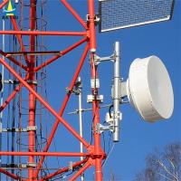 China 66M Uniform Load 3 Tube Tower Compact Structure For Residential Compound Telecom for sale
