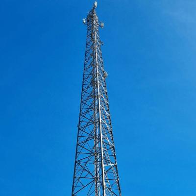 China 45M Multi Platform 4 Legged Angle Steel Tower Heavy Load For High Speed Railway Hub for sale