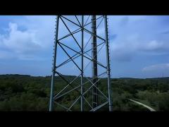 15m 20m 25m 40m 200 pés Antenna Torre de Telecomunicações Tubular Rádio TV FM Transmissão Antenna 3 pernas