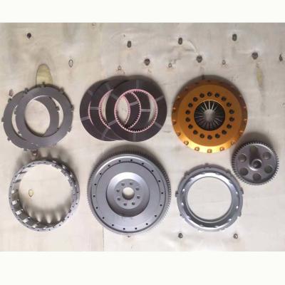 China Triple Disc Plate Racing Clutch kit Fit Toyota 1JZ 24T 215mm Friction Plate Te koop