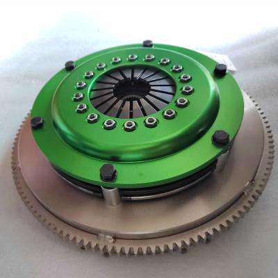 China Twin Disc Racing Clutch Kits gemaakt van 4140 staal fit Nissan Z35 24T 200mm Friction Plate Te koop