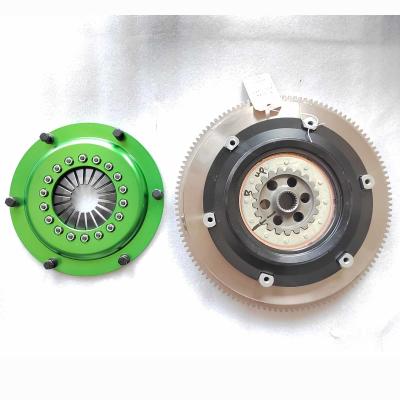 China Twin Disc Racing Clutch Kits gemaakt van 4140 staal fit Nissan Z35 24T 200mm Friction Plate Te koop
