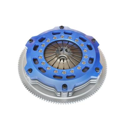 China Twin Plates High Performance Racing Clutch Kit For Toyota 2UR 3UR  225mm Friction Plate for sale