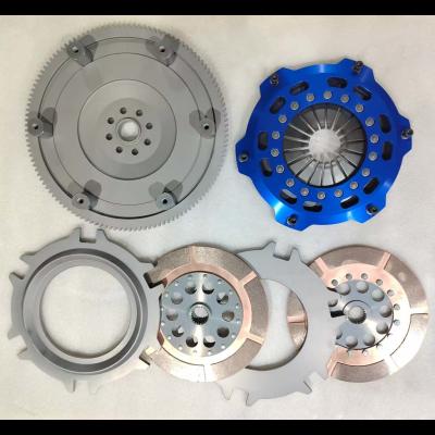 China Os kits de embreagem de corrida de aço Cr-Mo de disco duplo de 225 mm cabem em TOYOTA FA20 GT86/SUBARU BRZ à venda
