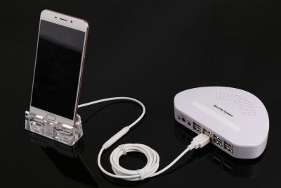 China Sistemas de alarma antirrobo de los tenedores del teléfono celular del ASISTENTE para las tiendas al por menor de los accesorios en venta