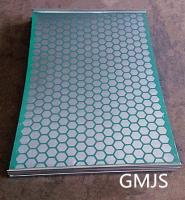China 2000 Hook Strip Flat Rock Shaker Screen / Oil Mud Vibrating Screen for sale