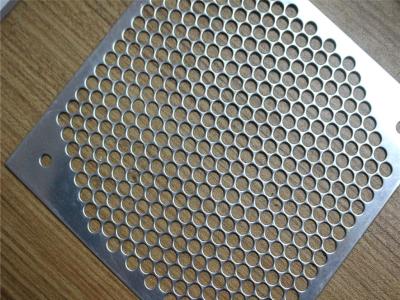 China Round Hole Pattern Perforated Sheet Metal , Architectural Perforated Metal Panels for sale