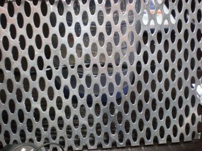 China White Color Perforated Metal Sheet With Round Holes Pattern Easy Installation for sale