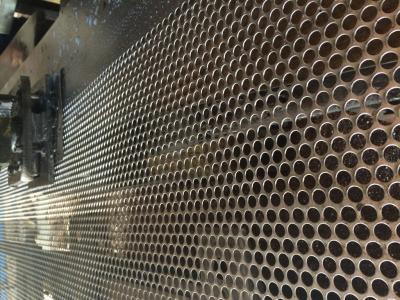China White Color Perforated Metal Sheet With Round Holes Pattern Easy Installation for sale