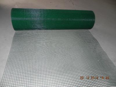 China Green PVC Plastic Coated Welded Wire Mesh Panels Rolls For Making Crab Trap for sale