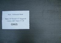 China Perforated Sheet Metal Panels , Perforated Metal Screen Rectangle Hole Shape for sale