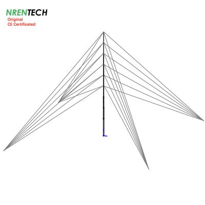 China 30 m mastro telescópico pneumático trancável 300 kg cargas úteis 5,5 m altura fechada-para antena à venda