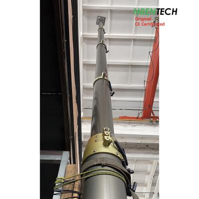 China 30 m mastro telescópico pneumático trancável 300 kg cargas úteis 5,5 m altura fechada-para antena à venda
