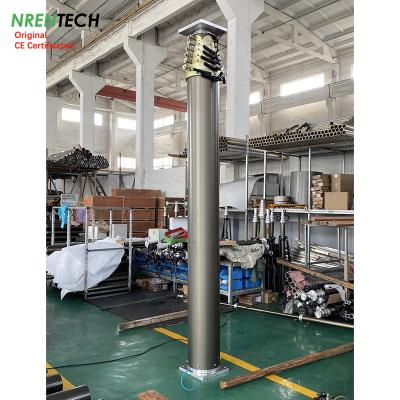 China 30 m mastro telescópico pneumático trancável 300 kg cargas úteis 5,5 m altura fechada-para antena à venda