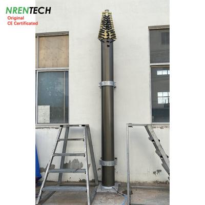 China 30m poste de antena telescópica 300kg cargas úteis 5,5m altura fechada-para a antena-cargas úteis de trabalho pesado mastro pneumático à venda