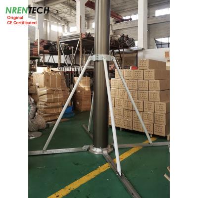 China 30m poste de antena telescópica 300kg cargas úteis 5,5m altura fechada-para a antena-cargas úteis de trabalho pesado mastro pneumático à venda